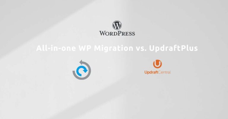 Difference Between All-in-one WP Migration vs. UpdraftPlus