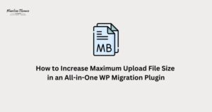 Increase Maximum Upload File Size in an All-in-One WP Migration Plugin